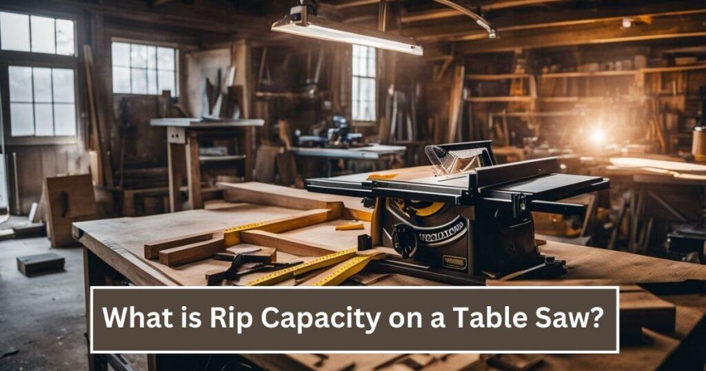 What Is Rip Capacity On A Table Saw: [Easy Guide In 2024]